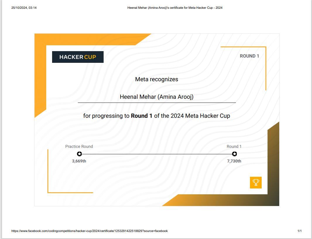 Amna Arooj on LinkedIn: #metahackercup #codingjourney #ai #python # ... Amna Arooj on LinkedIn: #metahackercup #codingjourney #ai #python # ...