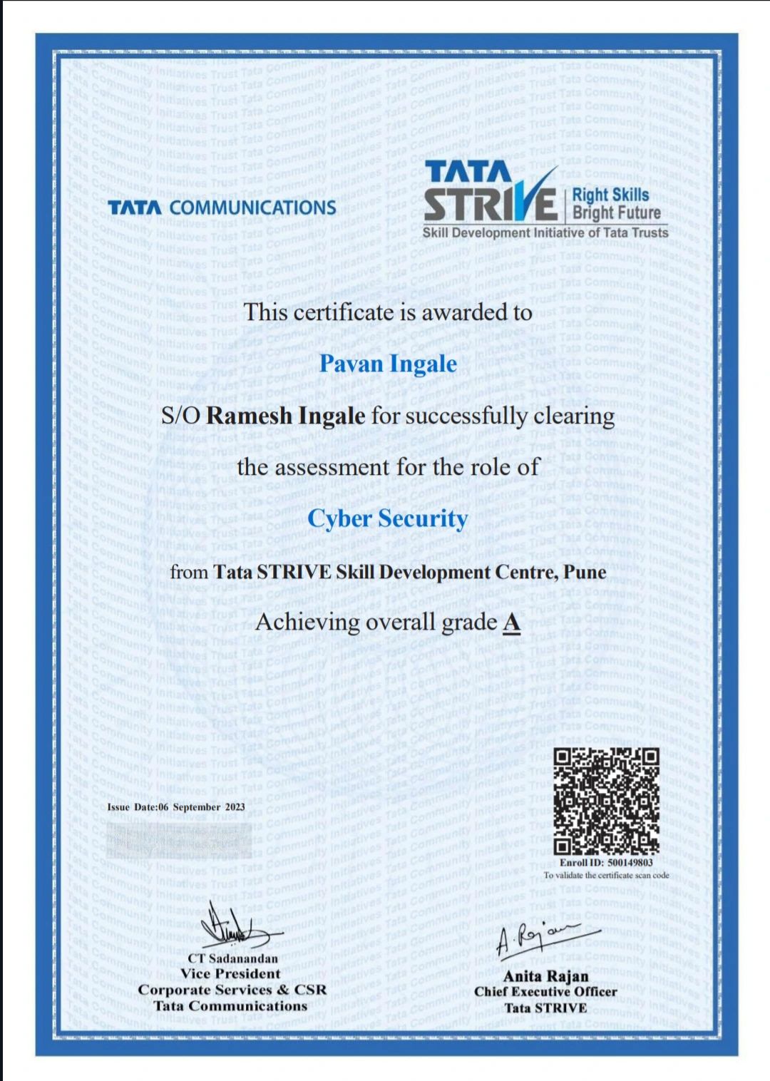 Pavan Ingale on LinkedIn: #cybersecurity #tatastrive # ... Pavan Ingale on LinkedIn: #cybersecurity #tatastrive # ...