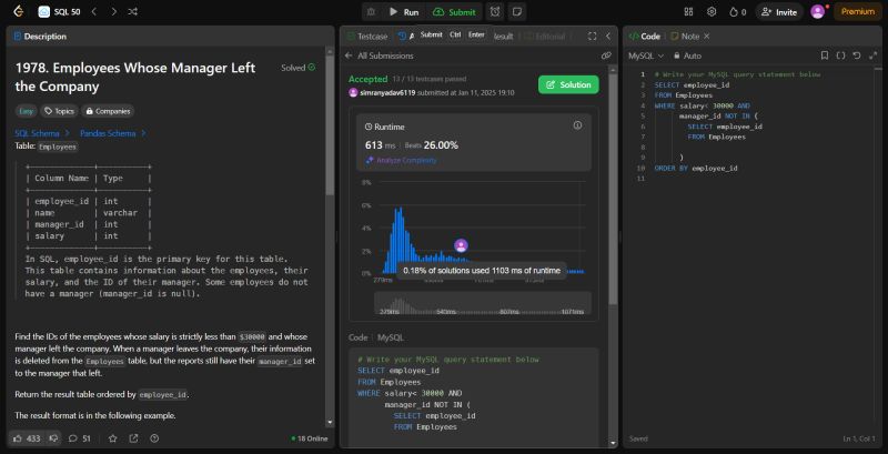 Simran Yadav on LinkedIn: #sqlchallenge #leetcodesql #dataanalysis # ... Simran Yadav on LinkedIn: #sqlchallenge #leetcodesql #dataanalysis # ...