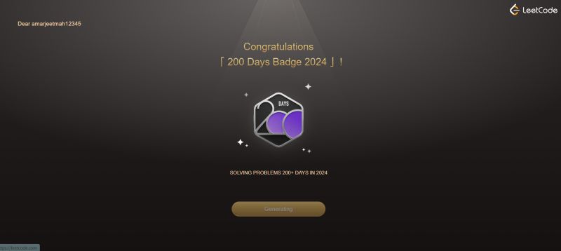 Finished 200+ days solving LeetCode DSA Problem | Amarjeet Kumar posted ... Finished 200+ days solving LeetCode DSA Problem | Amarjeet Kumar posted ...