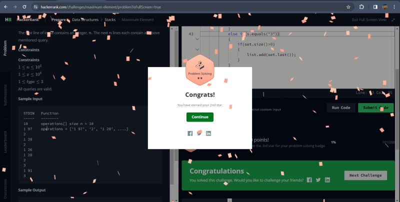 Krishti Gupta on LinkedIn: #java #problemsolving #hackerrank Krishti Gupta on LinkedIn: #java #problemsolving #hackerrank