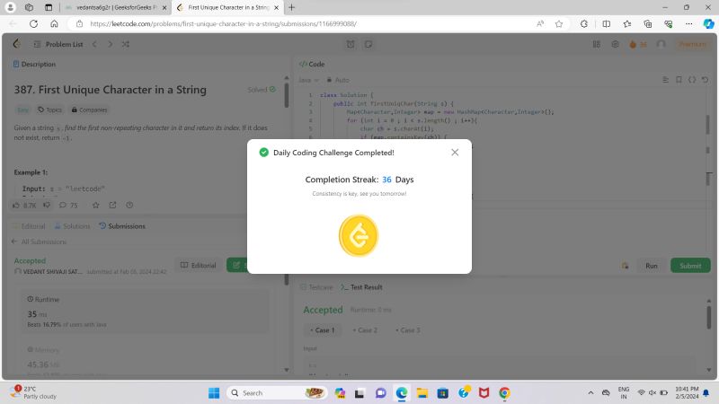 Vedant Satkar on LinkedIn: #day36 #100daysofcode #dsa ... Vedant Satkar on LinkedIn: #day36 #100daysofcode #dsa ...