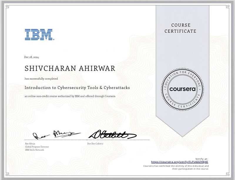 Shivcharan Ahirwar on LinkedIn: #cybersecurity #learningjourney # ... Shivcharan Ahirwar on LinkedIn: #cybersecurity #learningjourney # ...