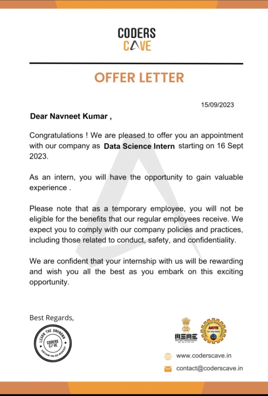 Navneet Kumar on LinkedIn: #connection #internshipjourney #datascience ... Navneet Kumar on LinkedIn: #connection #internshipjourney #datascience ...