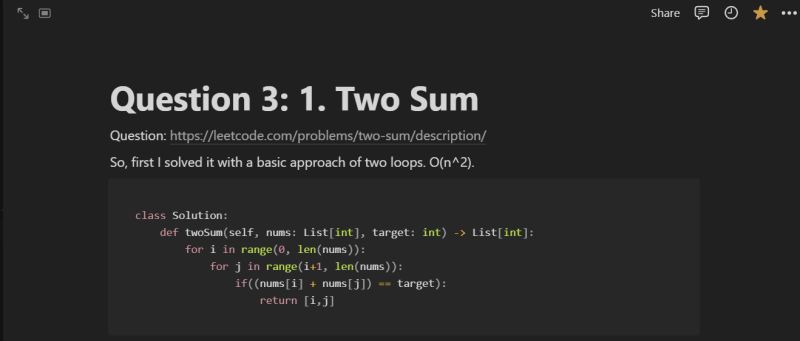 Day 2: Two Sum Triumph! | Maitry Parikh posted on the topic | LinkedIn Day 2: Two Sum Triumph! | Maitry Parikh posted on the topic | LinkedIn