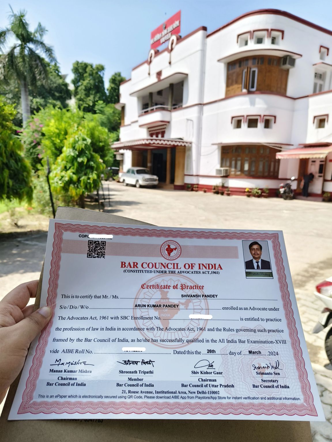 Shivansh Pandey on LinkedIn: Received Certificate from the Bar Council ... Shivansh Pandey on LinkedIn: Received Certificate from the Bar Council ...