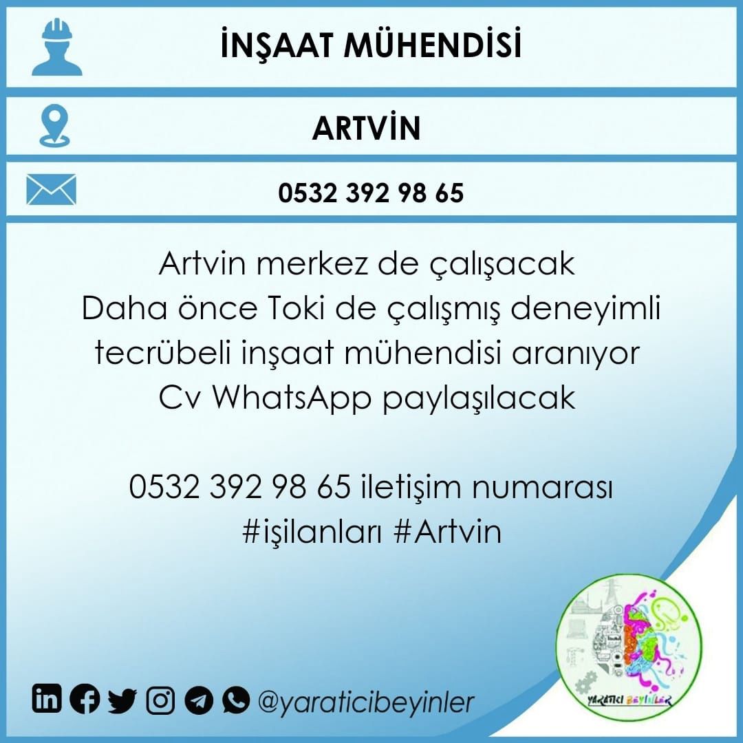 İbrahim YILDIZ LinkedIn‘de: İş ilanı..! İbrahim YILDIZ LinkedIn‘de: İş ilanı..!