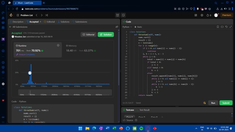 #leetcode #100daysofcode #python #codingchallenge #problemsolving ... #leetcode #100daysofcode #python #codingchallenge #problemsolving ...