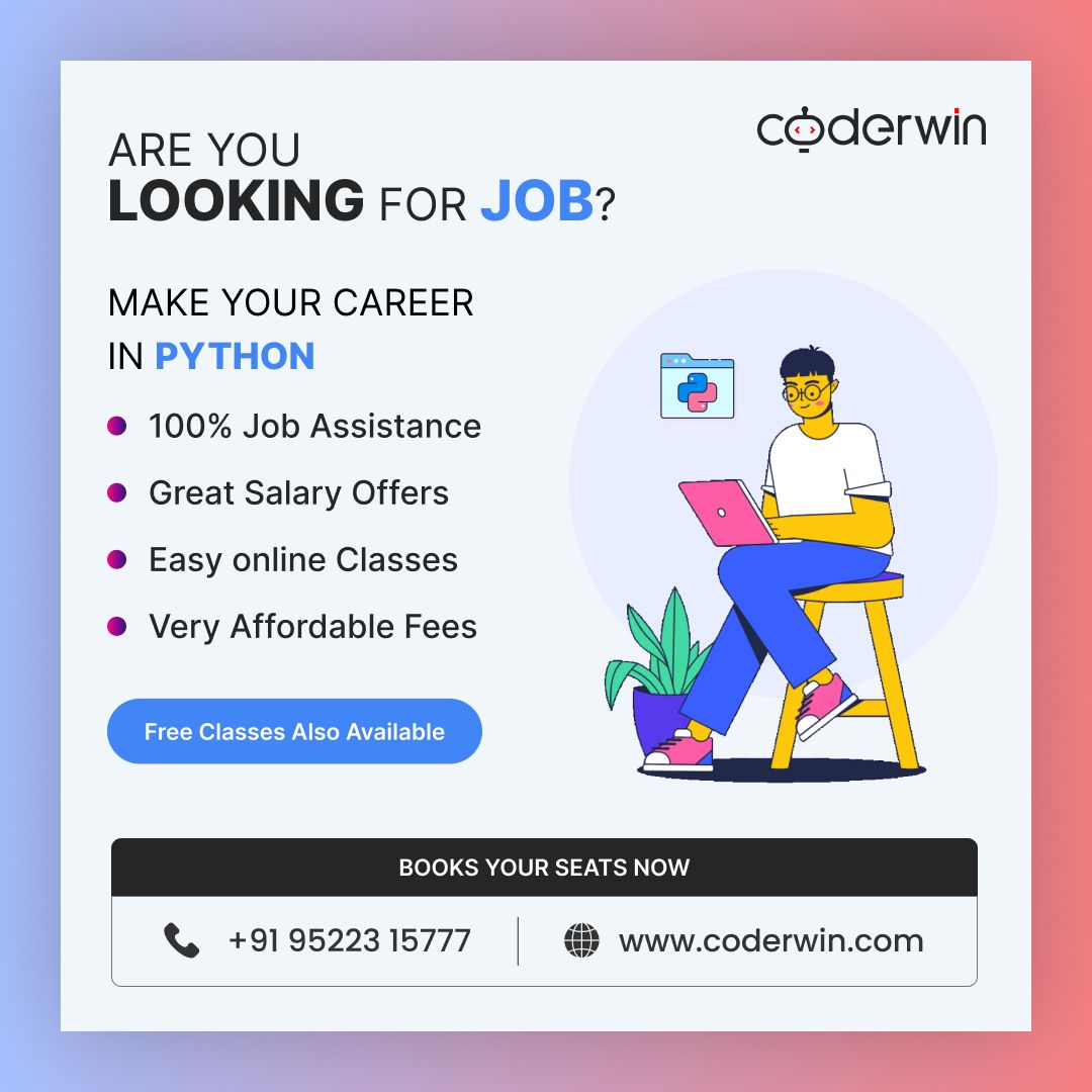 CoderWin on LinkedIn: #pythonjobsindore #pythontrainingindore # ... CoderWin on LinkedIn: #pythonjobsindore #pythontrainingindore # ...