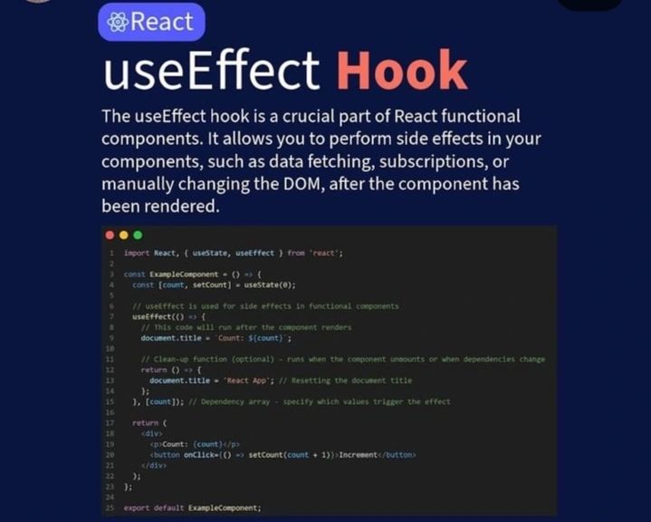 Owais Ahmed on LinkedIn: Just trying to explain UseEffect Hook in React ... Owais Ahmed on LinkedIn: Just trying to explain UseEffect Hook in React ...