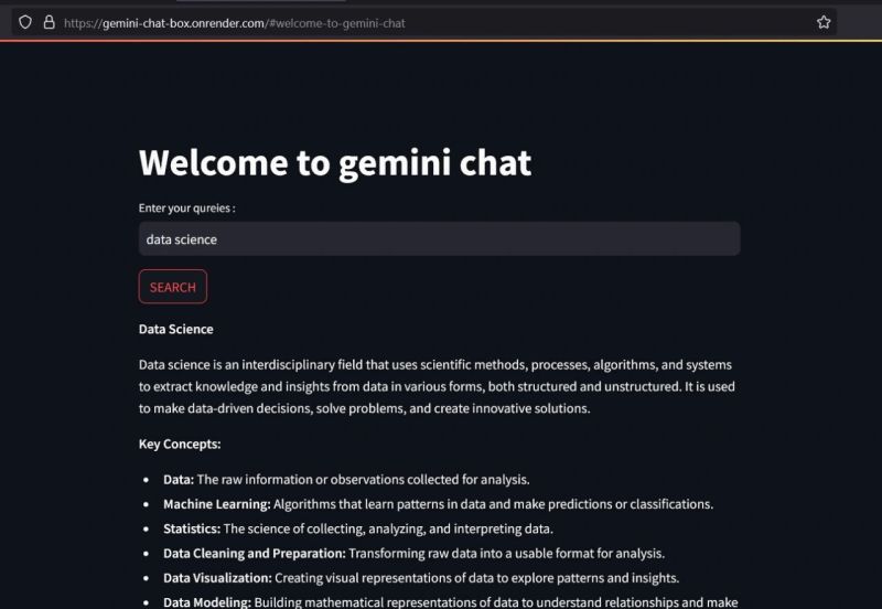 M.N.Gayathri Prasad on LinkedIn: #guvi #python #gemini #streamlit M.N.Gayathri Prasad on LinkedIn: #guvi #python #gemini #streamlit