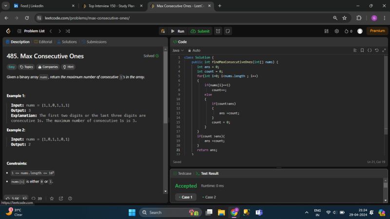 Gajendra Gour on LinkedIn: #day #leetcode2024 #leetcodeinjava #coding # ... Gajendra Gour on LinkedIn: #day #leetcode2024 #leetcodeinjava #coding # ...