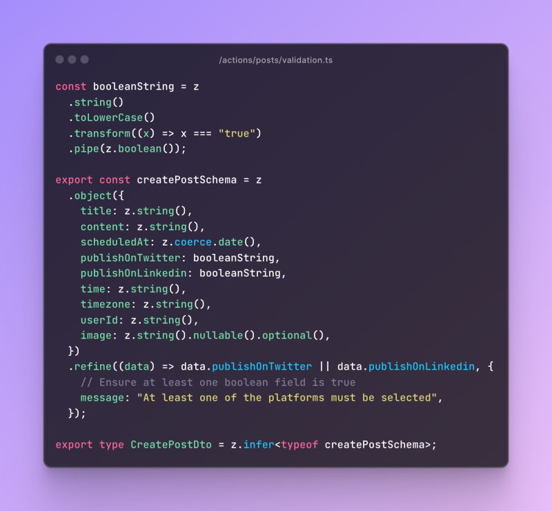 Mateo Galić on LinkedIn: 🧑💻 Validating user input in Next.js 14 🛡️👮♂️ ... Mateo Galić on LinkedIn: 🧑💻 Validating user input in Next.js 14 🛡️👮♂️ ...