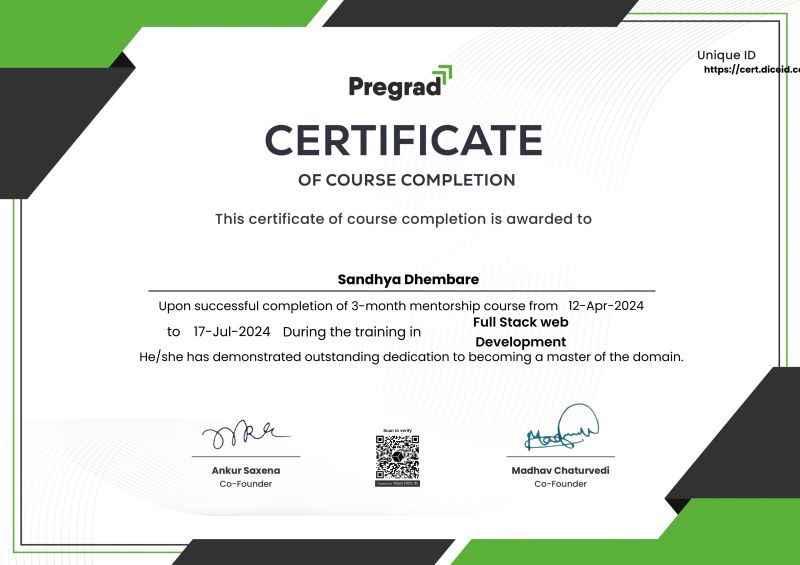 Sandhya Dhembare on LinkedIn: #webdevelopment #fullstackdeveloper # ... Sandhya Dhembare on LinkedIn: #webdevelopment #fullstackdeveloper # ...