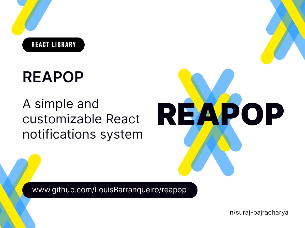 Suraj Bajracharya on LinkedIn: #react #reactjs #reactlibrary #library # ... Suraj Bajracharya on LinkedIn: #react #reactjs #reactlibrary #library # ...