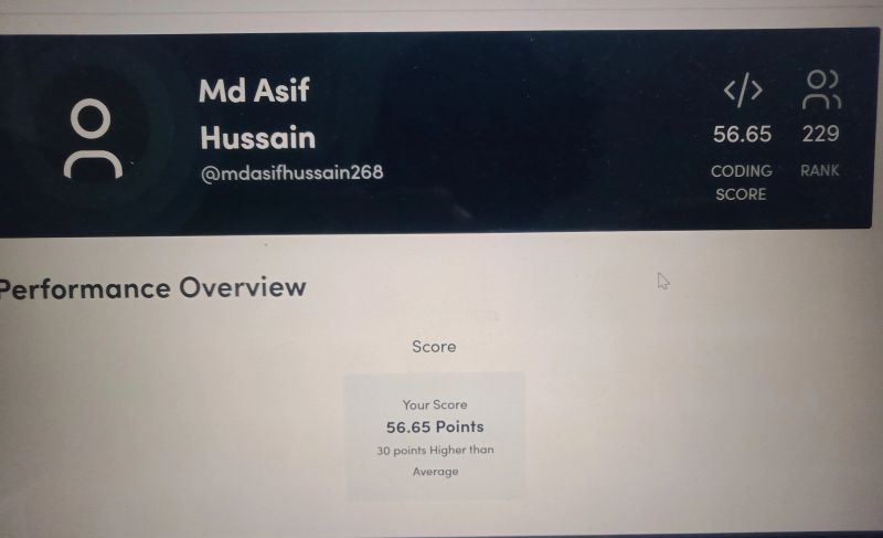 Md Asif Hussain on LinkedIn: #gfg #dsa Md Asif Hussain on LinkedIn: #gfg #dsa