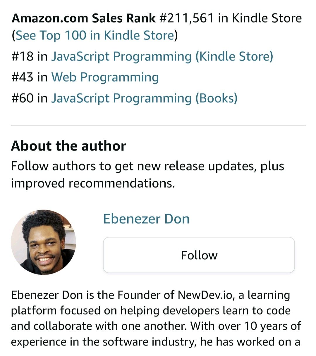Ebenezer Don on LinkedIn: #javascript #programming | 14 comments Ebenezer Don on LinkedIn: #javascript #programming | 14 comments