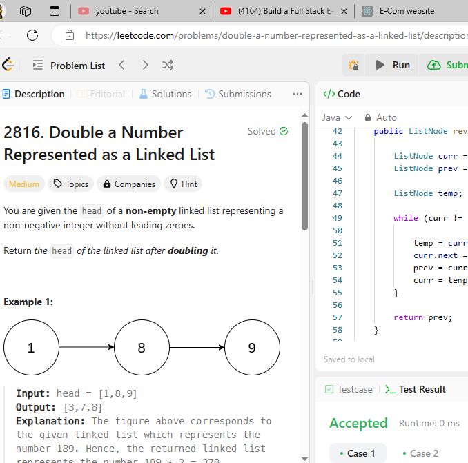 Manish Singh on LinkedIn: #leetcodechallenge #codingjourney ... Manish Singh on LinkedIn: #leetcodechallenge #codingjourney ...