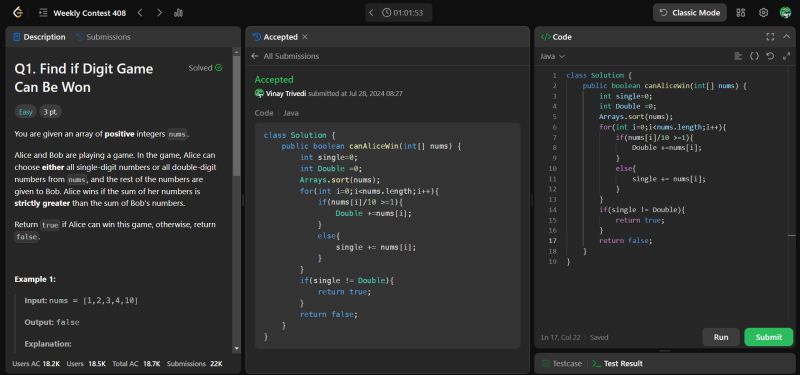 Day 14: LeetCode Challenge | Vinay Trivedi posted on the topic | LinkedIn Day 14: LeetCode Challenge | Vinay Trivedi posted on the topic | LinkedIn