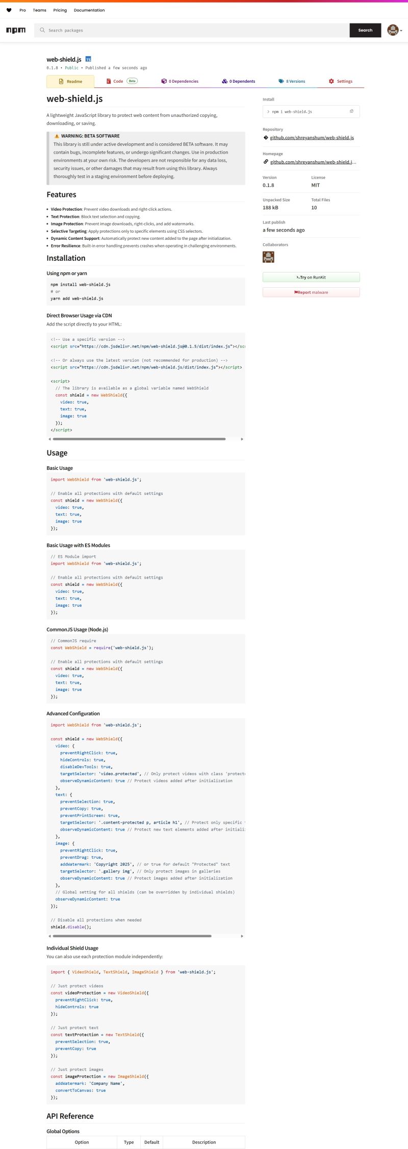 #javascript #websecurity #opensource #cybersecurity #npm… | shreyanshu ... #javascript #websecurity #opensource #cybersecurity #npm… | shreyanshu ...