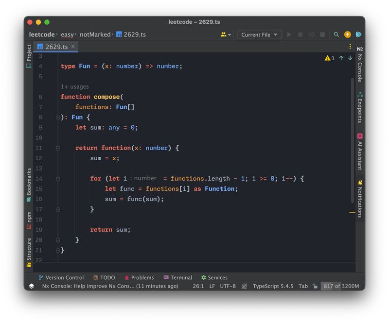 Yurii Bondarchuk on LinkedIn: #leetcode #frontend #javascript #typescript Yurii Bondarchuk on LinkedIn: #leetcode #frontend #javascript #typescript