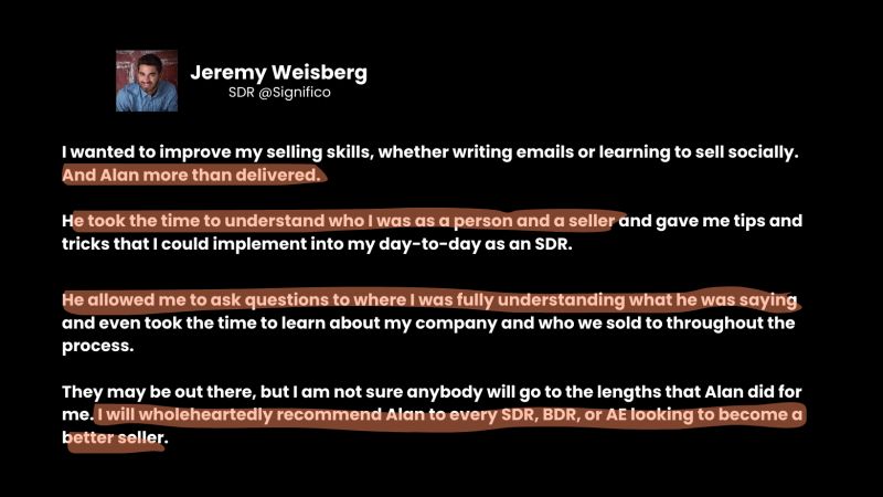 Alan Ruchtein on LinkedIn: How I helped Jeremy transform his sales ... Alan Ruchtein on LinkedIn: How I helped Jeremy transform his sales ...
