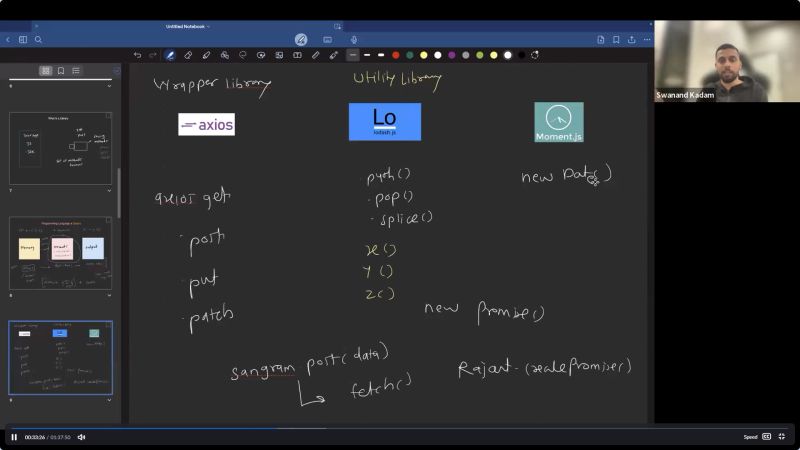 I joined a 5 day JavaScript workshop by Swanand Kadam | Sangram ... I joined a 5 day JavaScript workshop by Swanand Kadam | Sangram ...