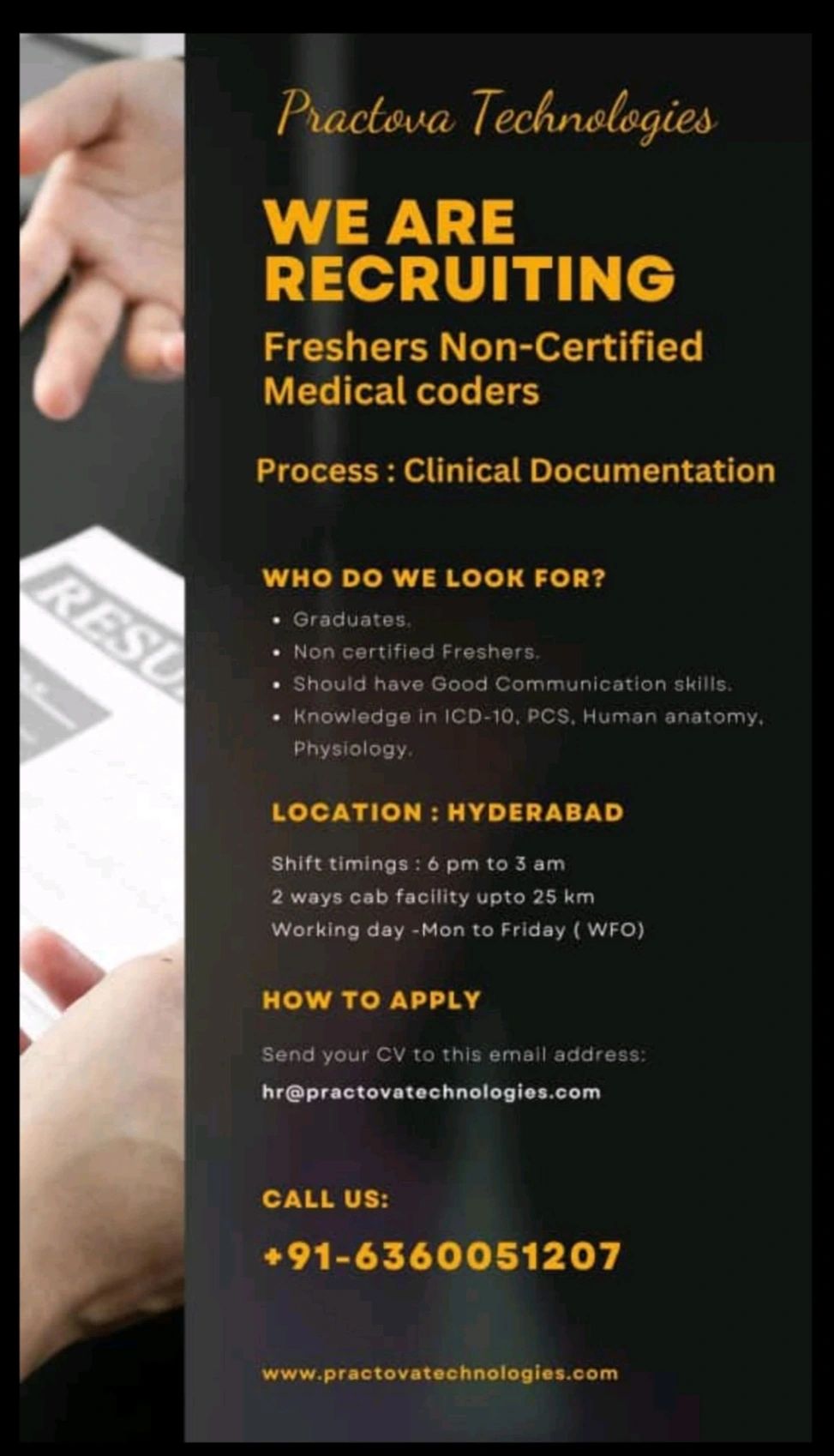 Pankaj Gupta on LinkedIn: #medical_coding #freshershiring | 21 comments Pankaj Gupta on LinkedIn: #medical_coding #freshershiring | 21 comments