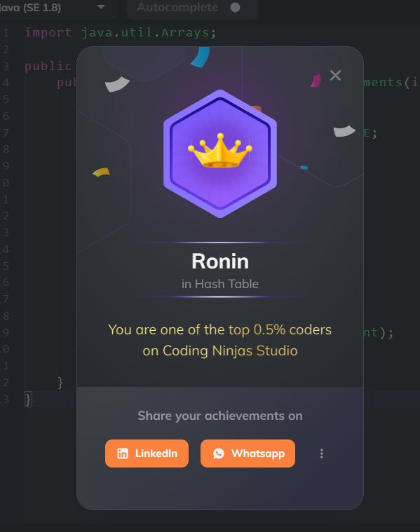 Anushka Chouhan on LinkedIn: #ronin #coding #codingninjas #codingstudio ... Anushka Chouhan on LinkedIn: #ronin #coding #codingninjas #codingstudio ...