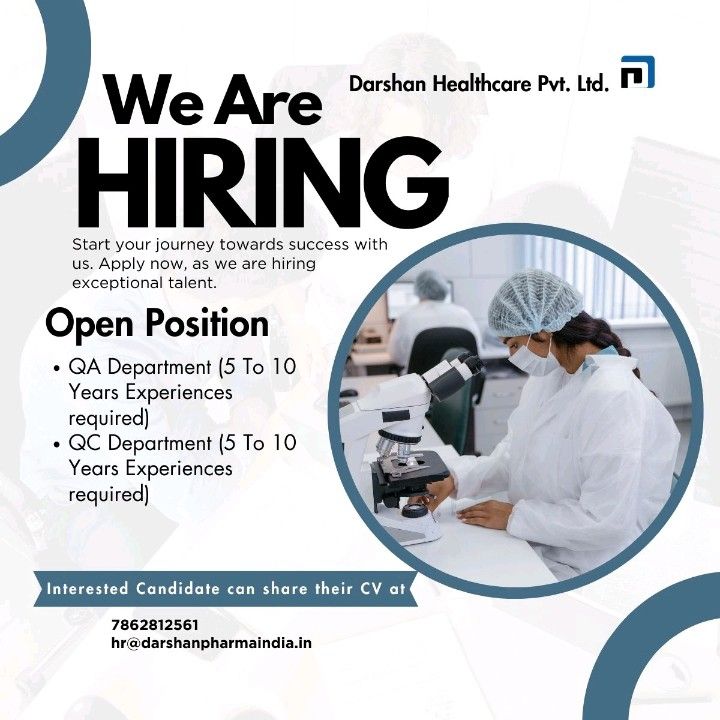 Preeti Bhowmick on LinkedIn: #urgenthiring #darshanhealthcare #pharmajobs Preeti Bhowmick on LinkedIn: #urgenthiring #darshanhealthcare #pharmajobs