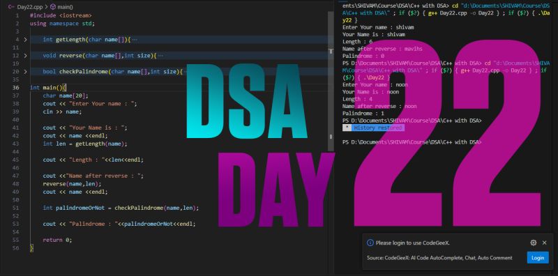 Shivam Bhardwaj on LinkedIn: #dsa #learning #codingjourney # ... Shivam Bhardwaj on LinkedIn: #dsa #learning #codingjourney # ...