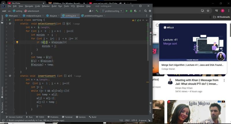 Hassnain malik on LinkedIn: 🌟 Exploring Sorting Algorithms in Java 🌟 As ... Hassnain malik on LinkedIn: 🌟 Exploring Sorting Algorithms in Java 🌟 As ...