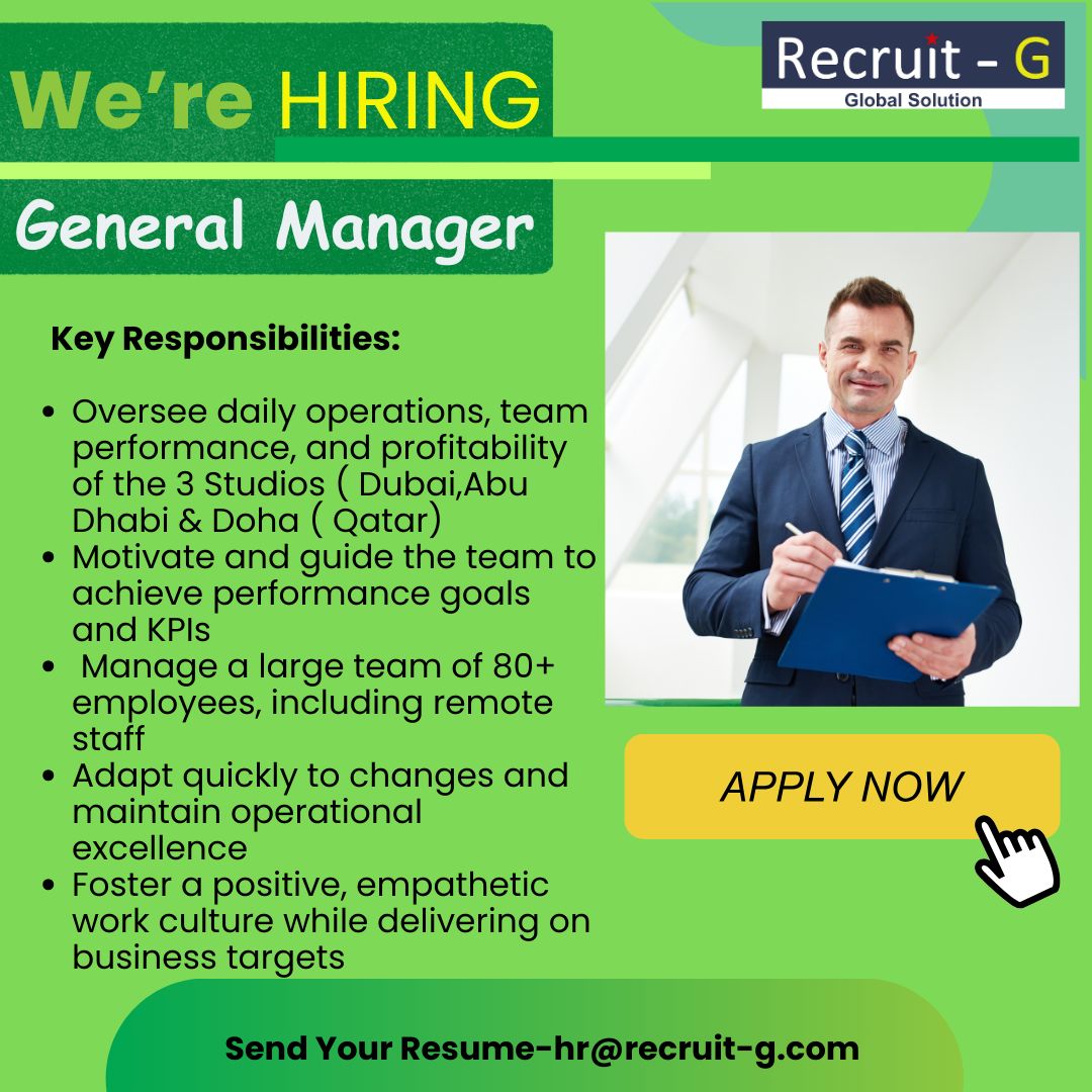 Bhumika Mahato on LinkedIn: We are hiring for General Manager Bhumika Mahato on LinkedIn: We are hiring for General Manager