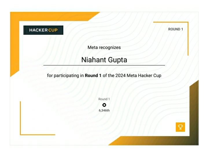 Nishant Gupta on LinkedIn: #metahackercup #competitiveprogramming # ... Nishant Gupta on LinkedIn: #metahackercup #competitiveprogramming # ...