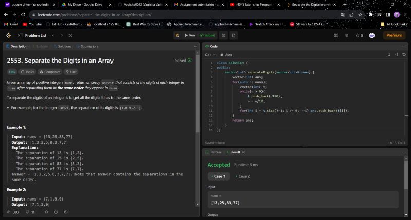 Vagisha Vashistha on LinkedIn: #c #datastructures #leetcode ... Vagisha Vashistha on LinkedIn: #c #datastructures #leetcode ...