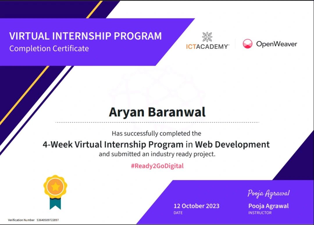 Aryan Baranwal on LinkedIn: #sertifier #digitalbadge # ... Aryan Baranwal on LinkedIn: #sertifier #digitalbadge # ...