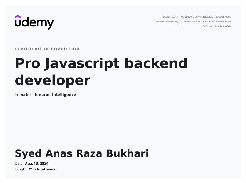 Syed Anas Raza Bukhari on LinkedIn: #javascript #backenddevelopment # ... Syed Anas Raza Bukhari on LinkedIn: #javascript #backenddevelopment # ...