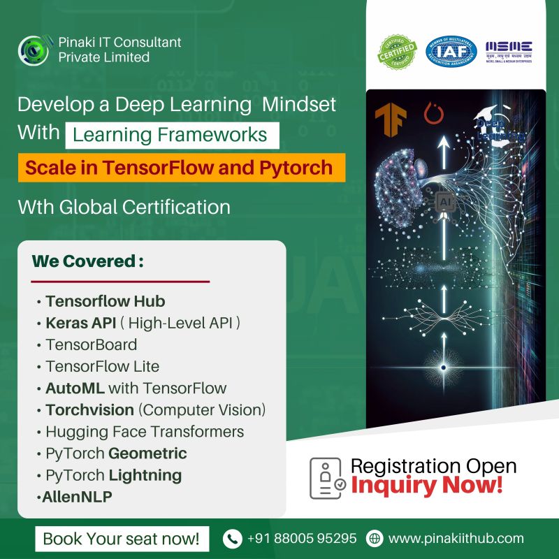 Pinaki IT Consultant Pvt Ltd on LinkedIn: #pytorch #tensorflow #python ... Pinaki IT Consultant Pvt Ltd on LinkedIn: #pytorch #tensorflow #python ...