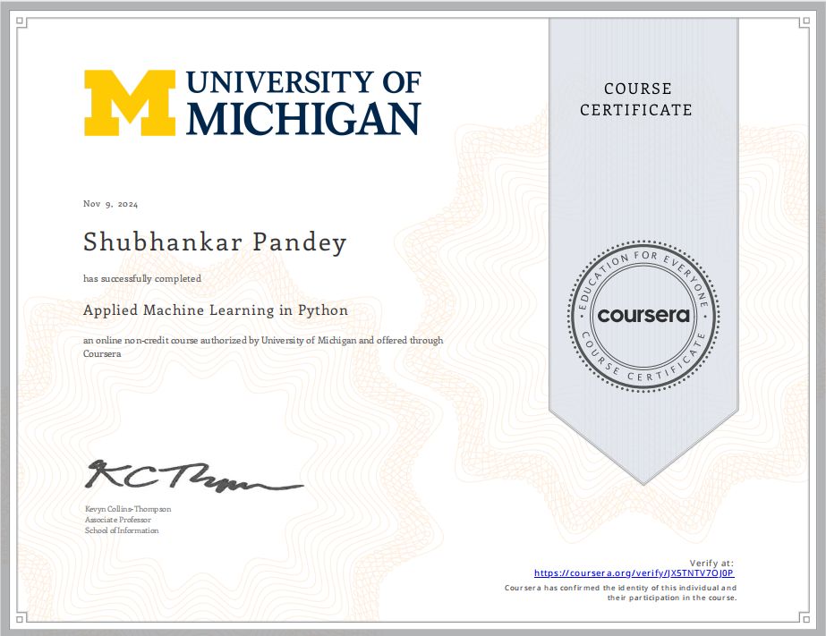 Shubhankar Pandey on LinkedIn: #machinelearning #python #datascience # ... Shubhankar Pandey on LinkedIn: #machinelearning #python #datascience # ...