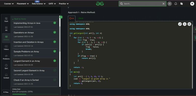 Mastering DSA: Arrays and STL in C++ | RISHI SINGH posted on the topic ... Mastering DSA: Arrays and STL in C++ | RISHI SINGH posted on the topic ...