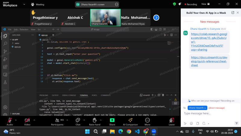 Abishek C on LinkedIn: #ai #geminiai #guvi #webdevelopment # ... Abishek C on LinkedIn: #ai #geminiai #guvi #webdevelopment # ...