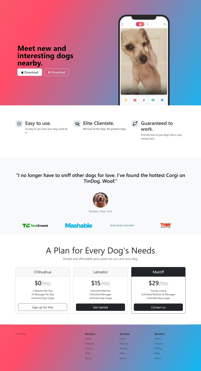 Anurag Singh on LinkedIn: Today, I completed my Tindog Website 😊 by ... Anurag Singh on LinkedIn: Today, I completed my Tindog Website 😊 by ...