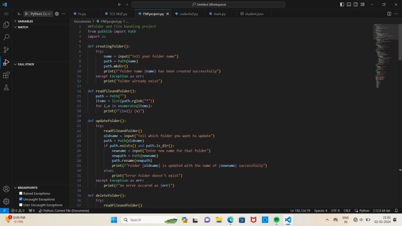 Pushpa Carpenter on LinkedIn: #python #coding #filehandling # ... Pushpa Carpenter on LinkedIn: #python #coding #filehandling # ...
