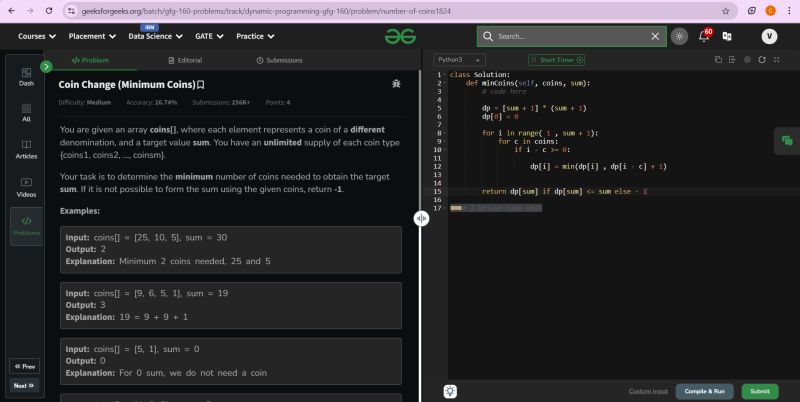#gfg160 #dsa #codingchallenge #geeksforgeeks #gfg160 #geekstreak2025 ... #gfg160 #dsa #codingchallenge #geeksforgeeks #gfg160 #geekstreak2025 ...