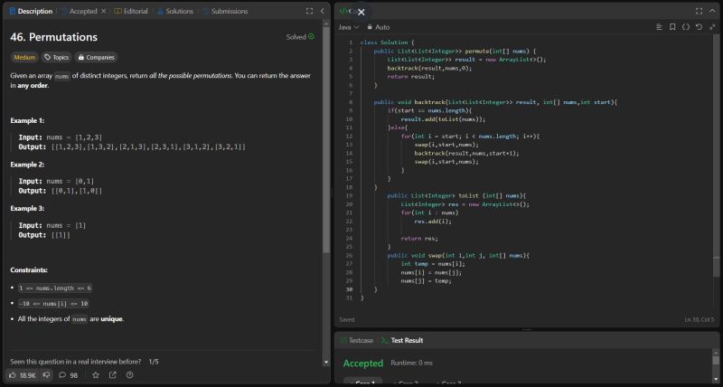 Day 44 of 100daysofcode challenge: Permutations | Sanya Shourya posted ... Day 44 of 100daysofcode challenge: Permutations | Sanya Shourya posted ...