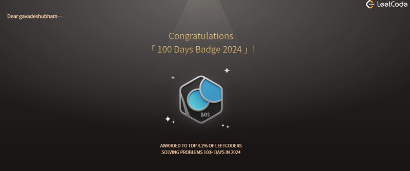 Shubham S. Gavade on LinkedIn: #leetcode #100daysofcode #coding #tech Shubham S. Gavade on LinkedIn: #leetcode #100daysofcode #coding #tech