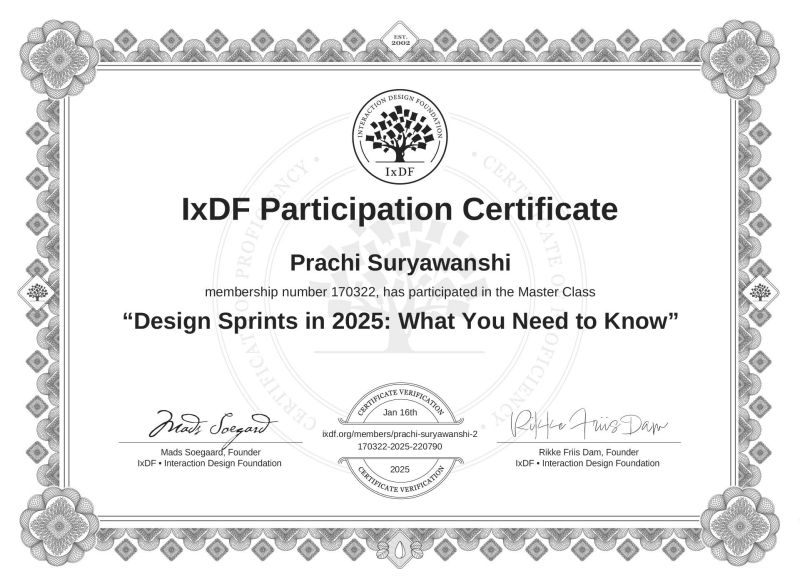 Prachi Suryawanshi on LinkedIn: IxDF - Interaction Design Foundation I ... Prachi Suryawanshi on LinkedIn: IxDF - Interaction Design Foundation I ...