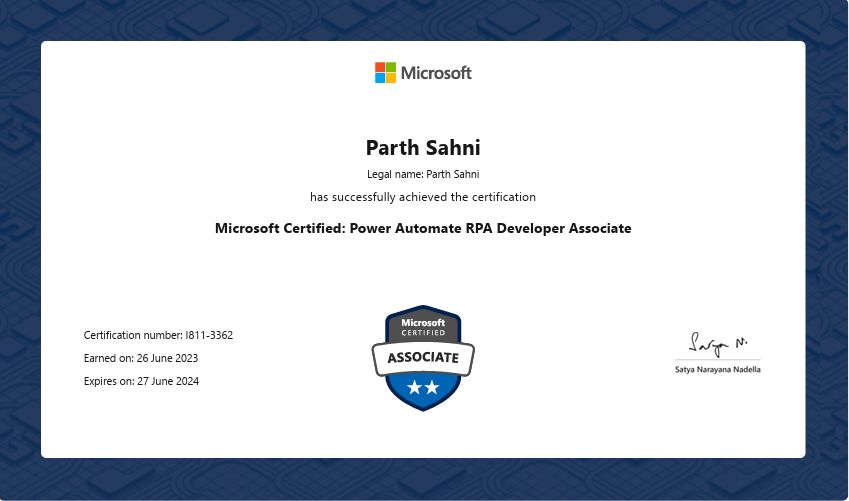 Parth Sahni on LinkedIn: #rpa #microsoft #powerautomate # ... Parth Sahni on LinkedIn: #rpa #microsoft #powerautomate # ...