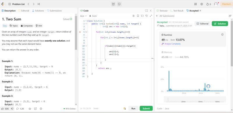 #100daysofcode #day6 #twosum #100daysofcode #leetcodechallenge #java ... #100daysofcode #day6 #twosum #100daysofcode #leetcodechallenge #java ...