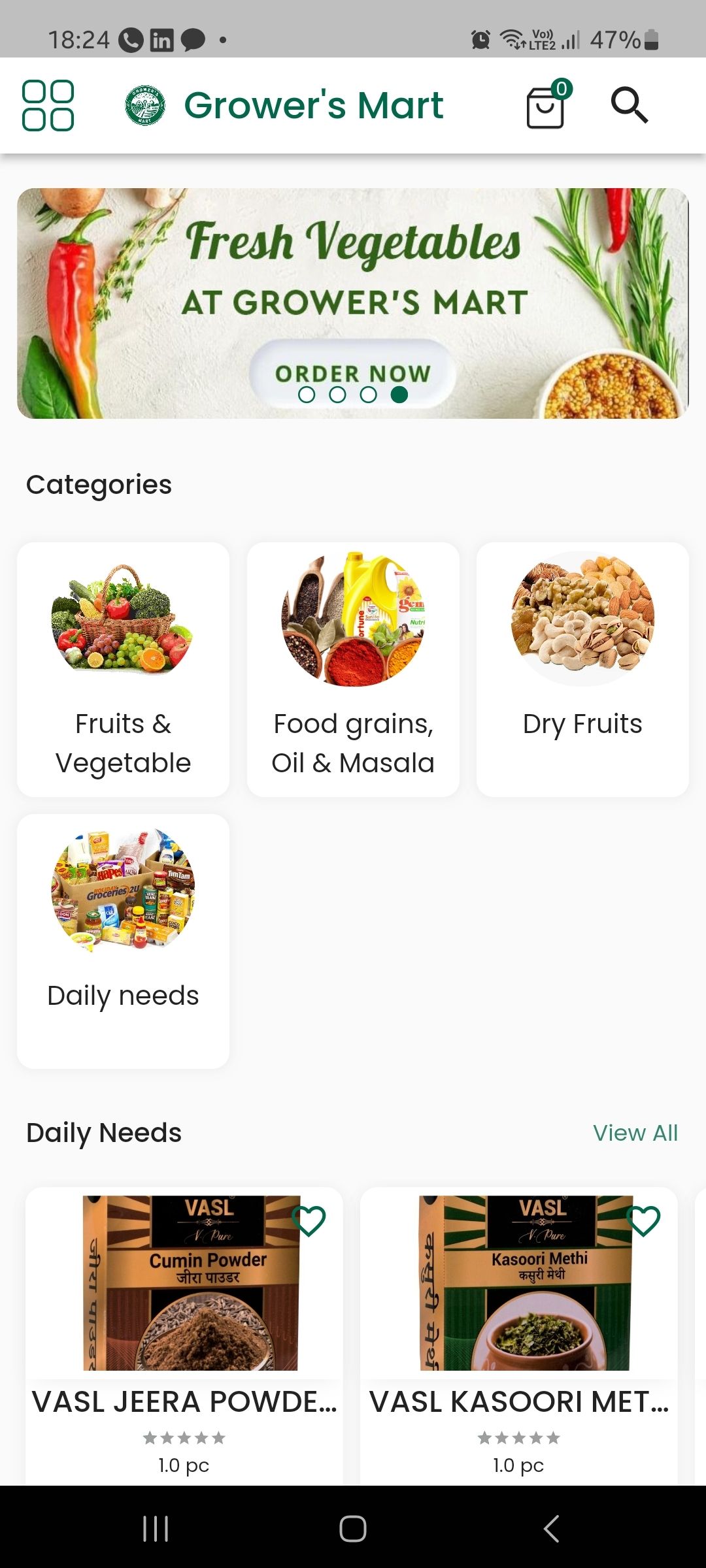 Nishant Tyagi on LinkedIn: #grocerydelivery #flutter #php #aws Nishant Tyagi on LinkedIn: #grocerydelivery #flutter #php #aws